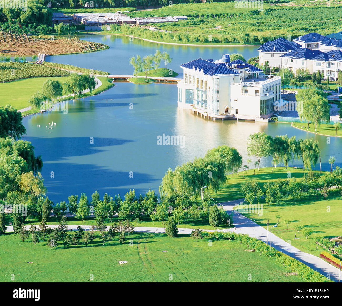 Purple Jade Villas,Beijing,China Stock Photo - Alamy