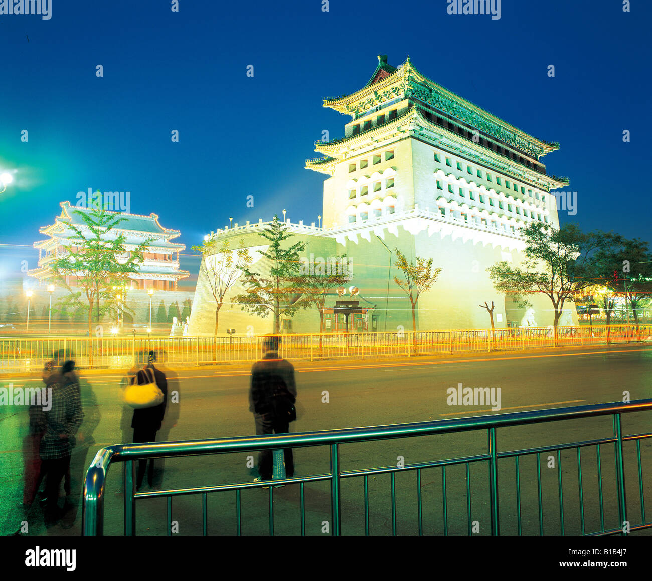 Qianmen street at night hi-res stock photography and images - Alamy