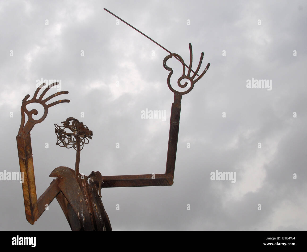 A statue of a choirmaster Stock Photo - Alamy