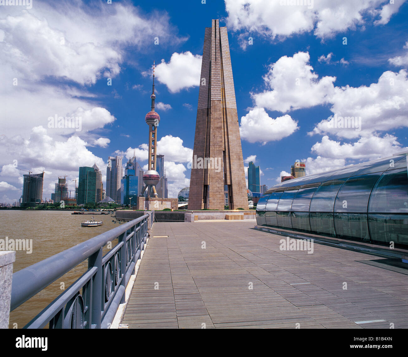 skyscrapers in Pudong,Shanghai,China Stock Photo - Alamy