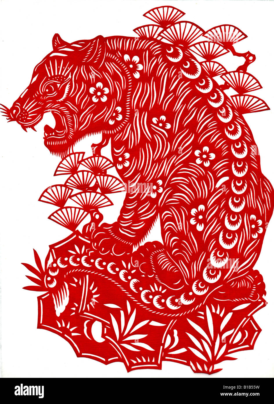 cut or torn paper,tiger Stock Photo - Alamy