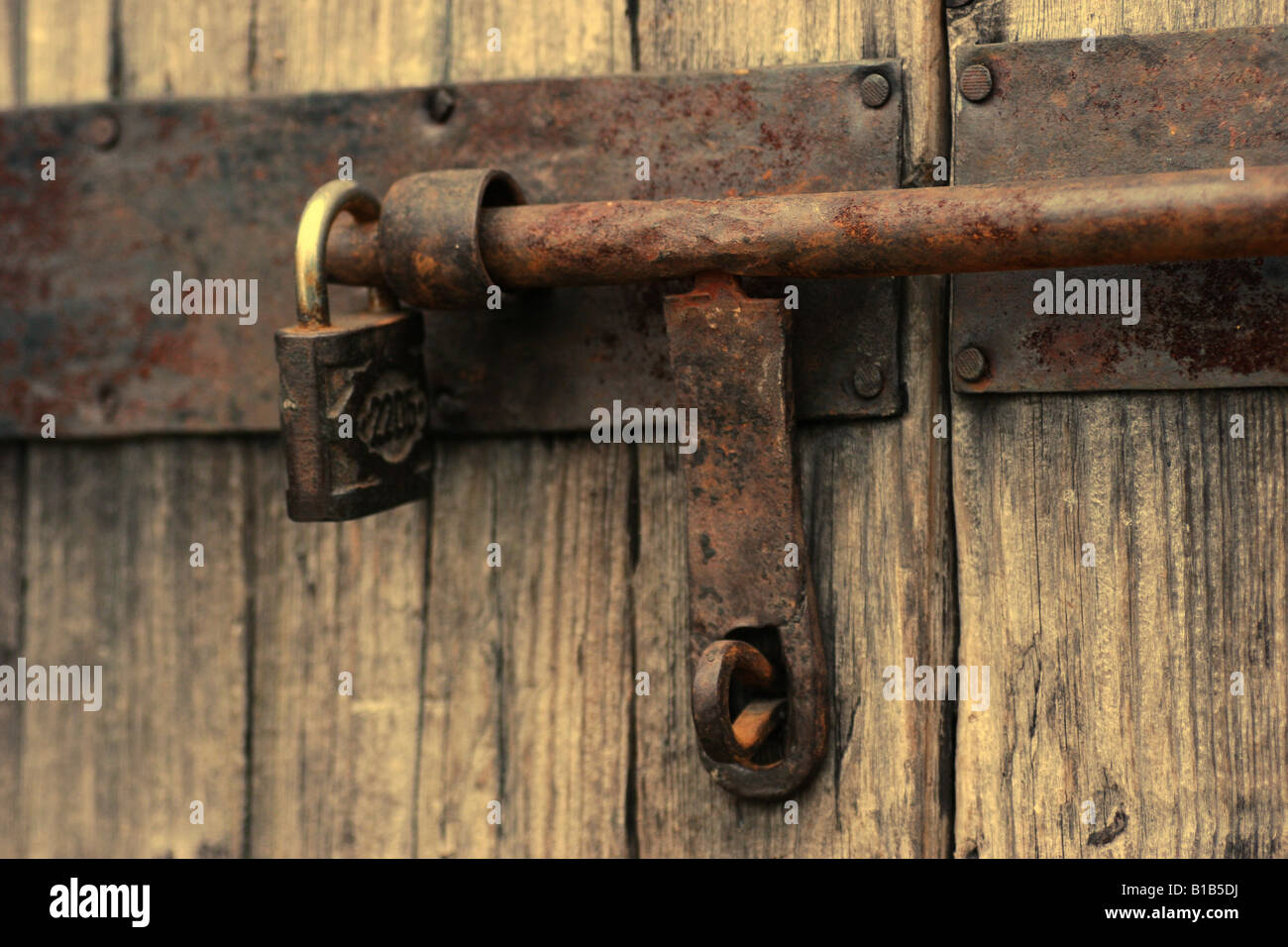 lock on the door,close-up Stock Photo - Alamy