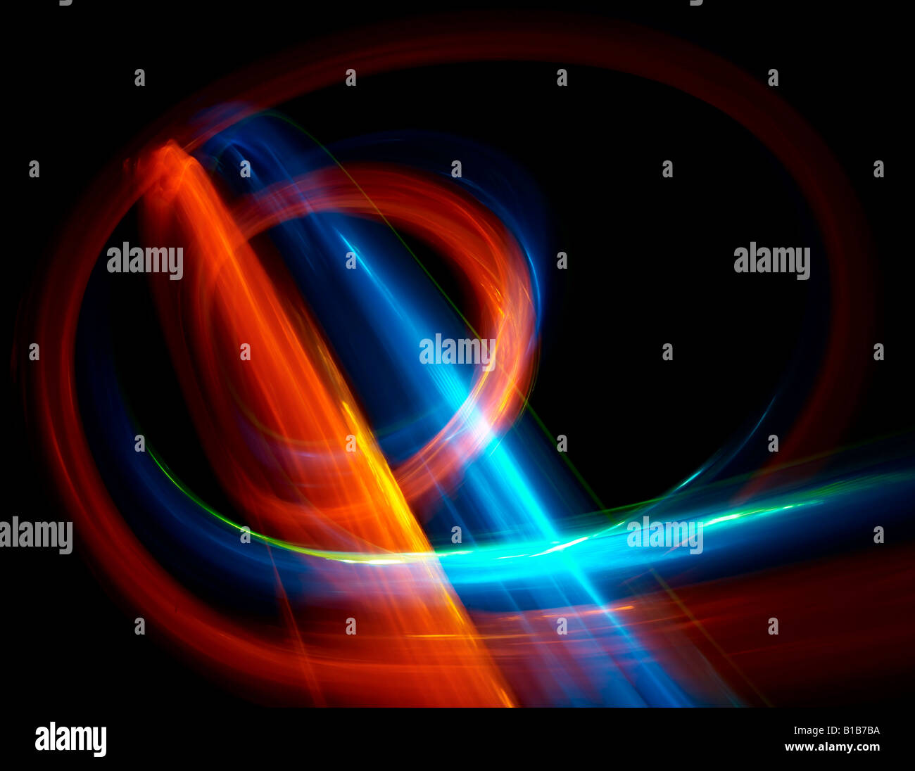 Light streaks against a black background Stock Photo - Alamy