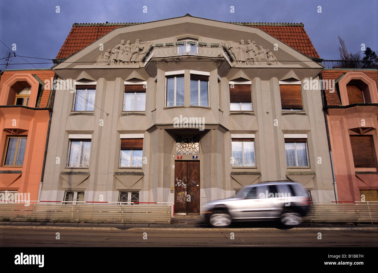 Cubist House, Prague, Czech Republic Stock Photo - Alamy