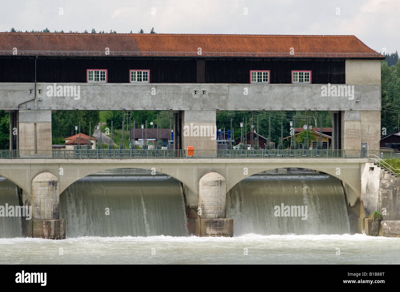 Jettenbach 2 Hydroelectric power station operated by E.ON on the river ...