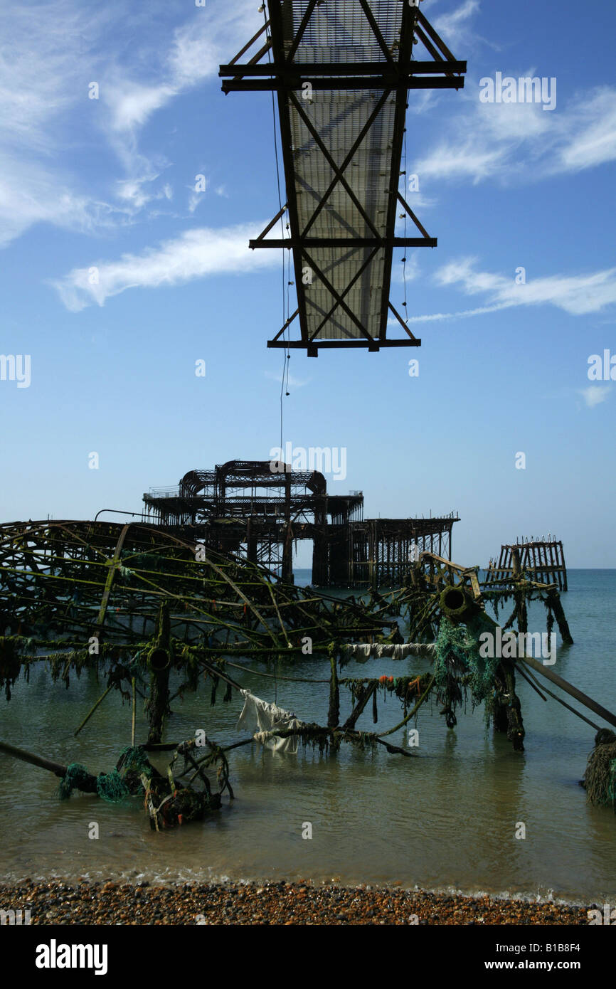 Victorian pier derelict hi-res stock photography and images - Alamy
