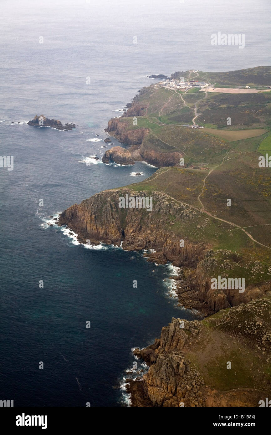 Aerial photograph of cornish coast hi-res stock photography and images ...