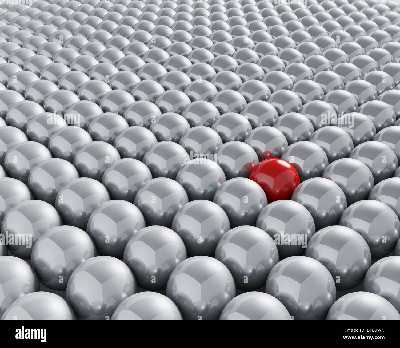 3D conceptual image depicting individuality Stock Photo - Alamy