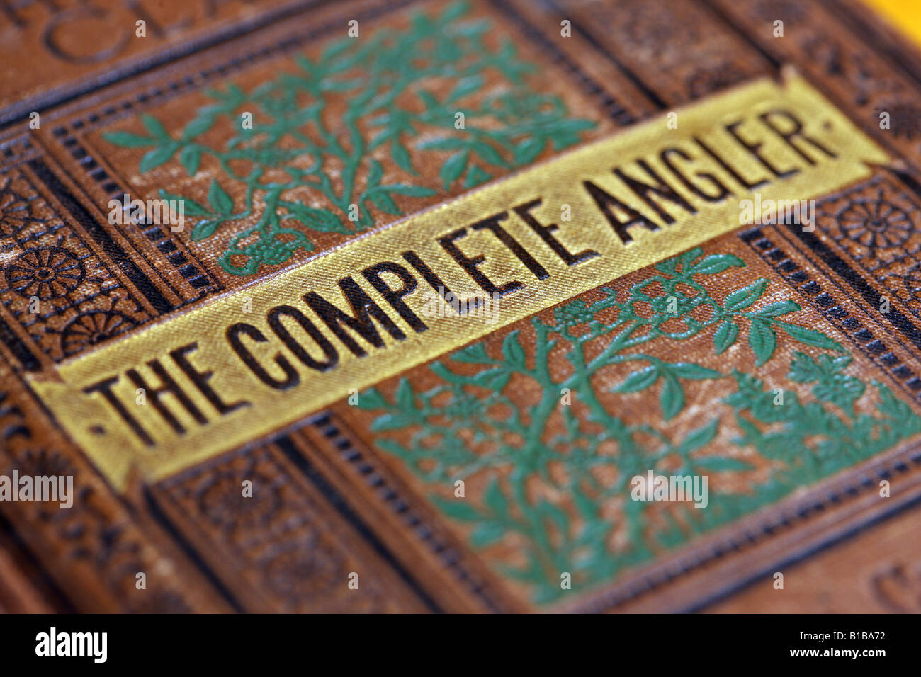 Book cover title to the classic fishing book, 'The Complete Angler ...