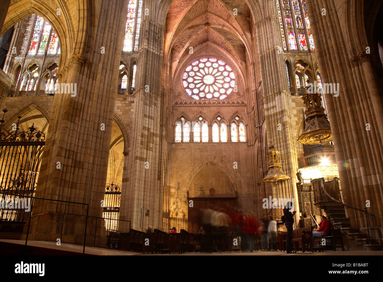 Interior of leon cathedral hi-res stock photography and images - Alamy