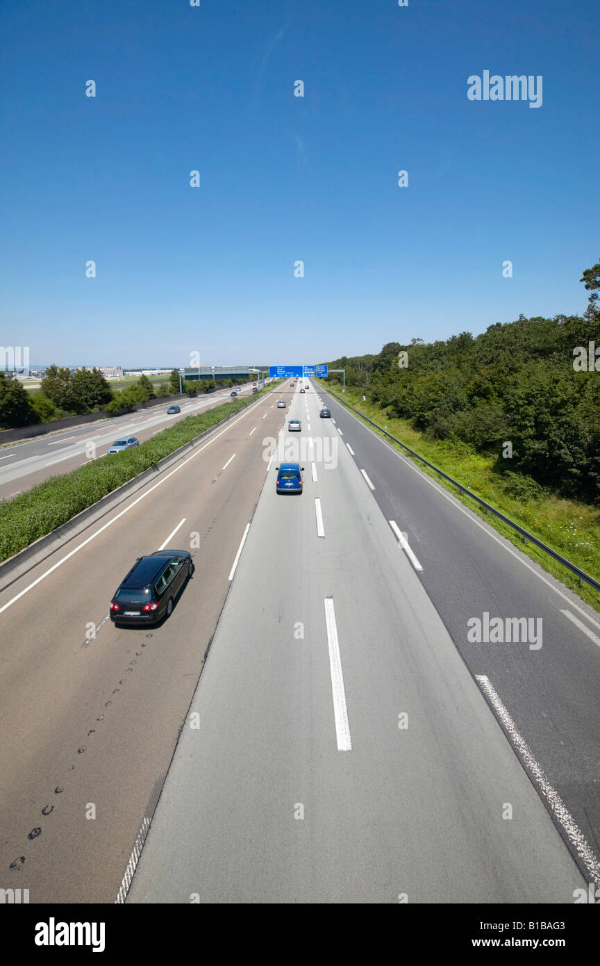 Germany, Frankfurter Kreuz, freeway Stock Photo - Alamy