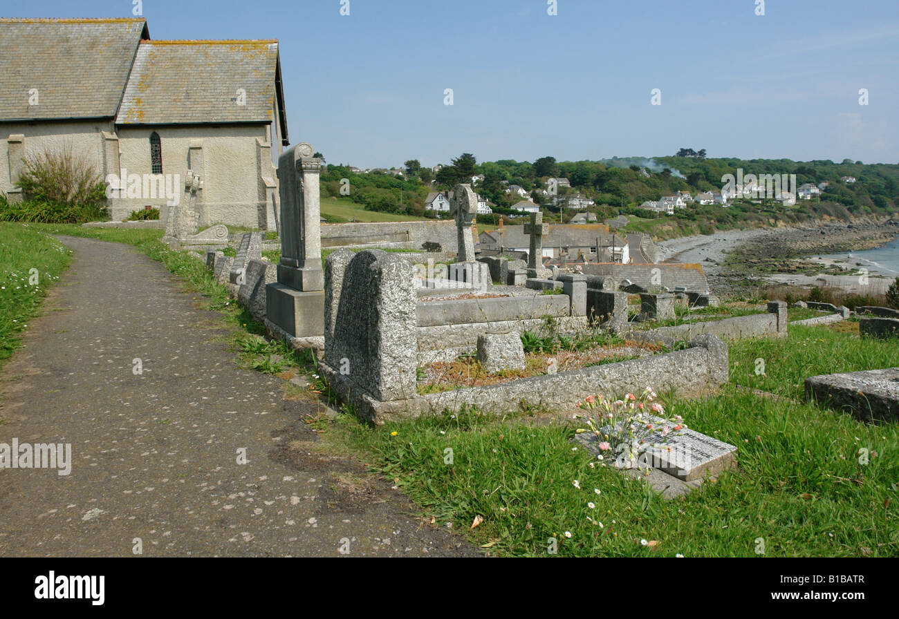 Coverack church hi-res stock photography and images - Alamy