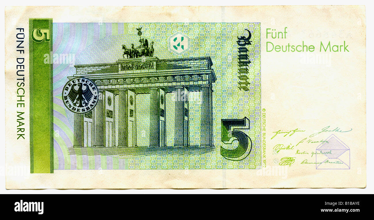 Deutschmarks hi-res stock photography and images - Alamy