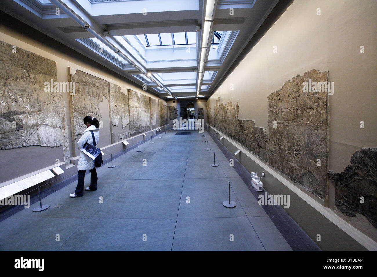 british museum egyptian england london statues Stock Photo - Alamy
