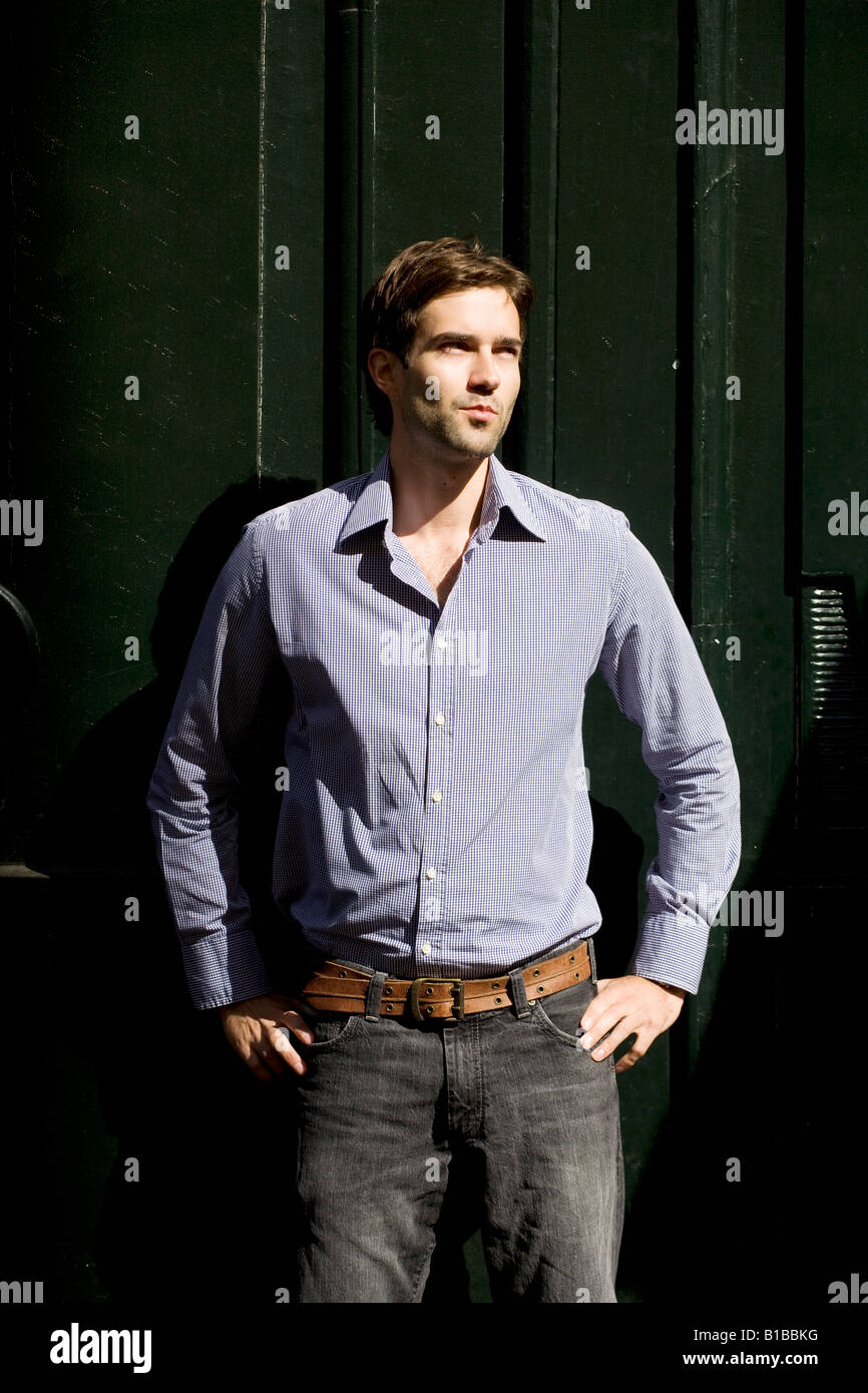 Young Man in Paris Stock Photo - Alamy