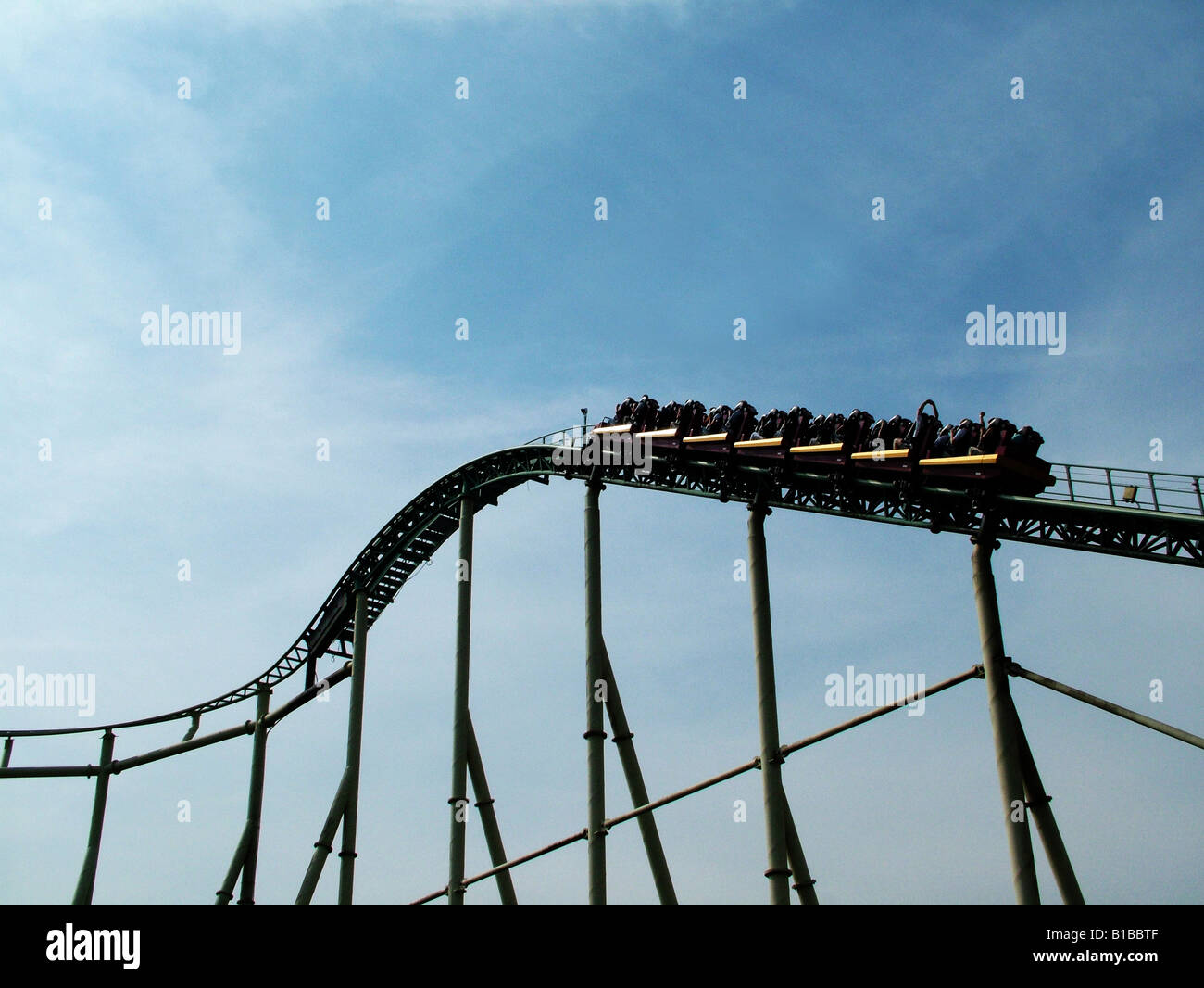 Rollercoaster People Scared High Resolution Stock Photography and ...