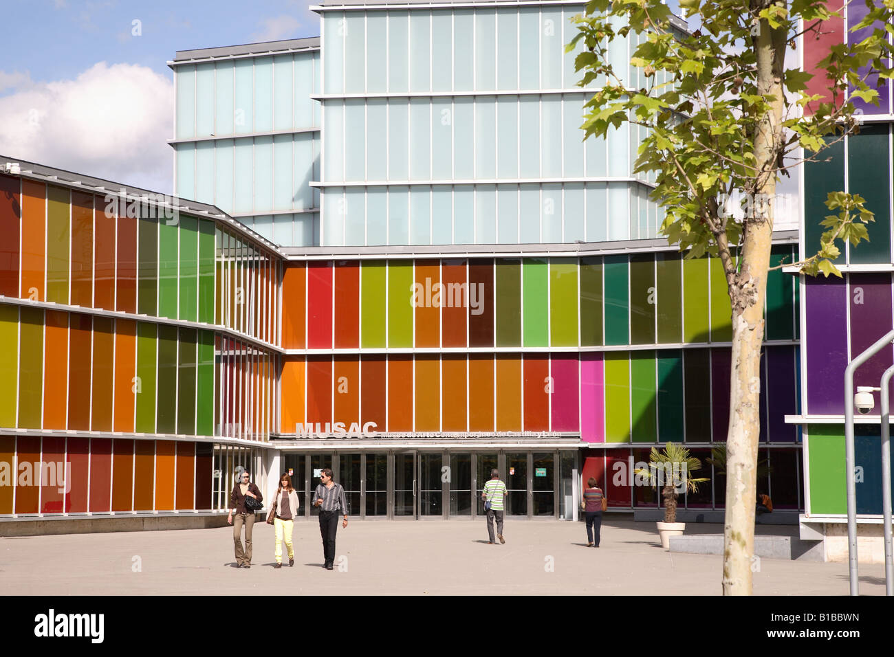 Contemporary Art Museum of Castile and Leon, MUSAC, Leon, Spain Stock ...