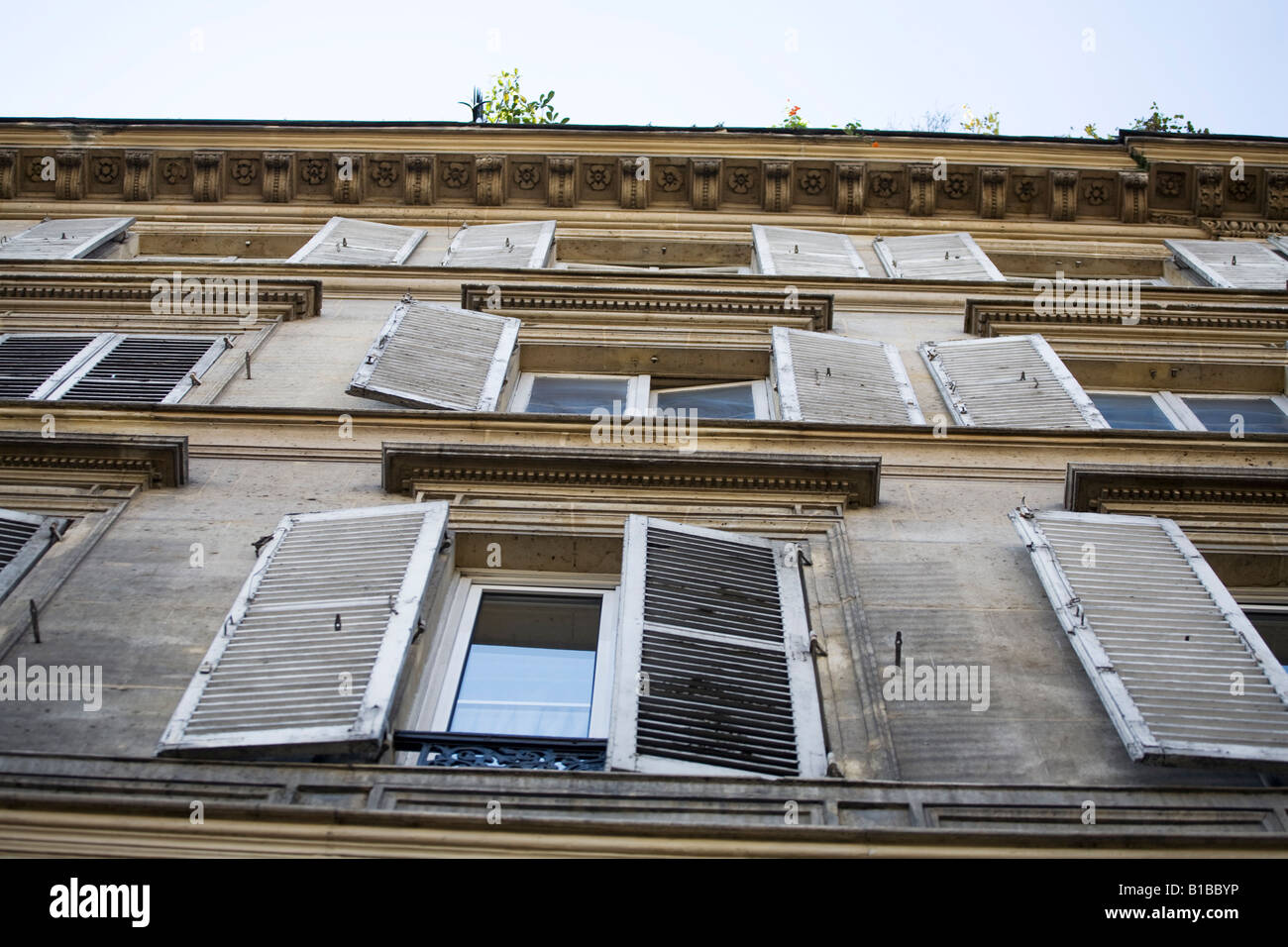 Windows in Paris France Stock Photo - Alamy