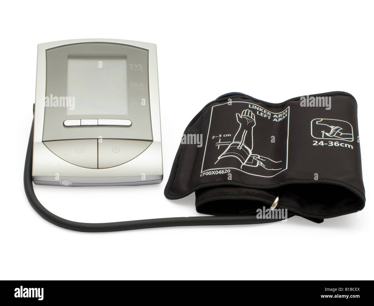 Modern electronic sphygmomanometer (blood pressure measure equipment ...