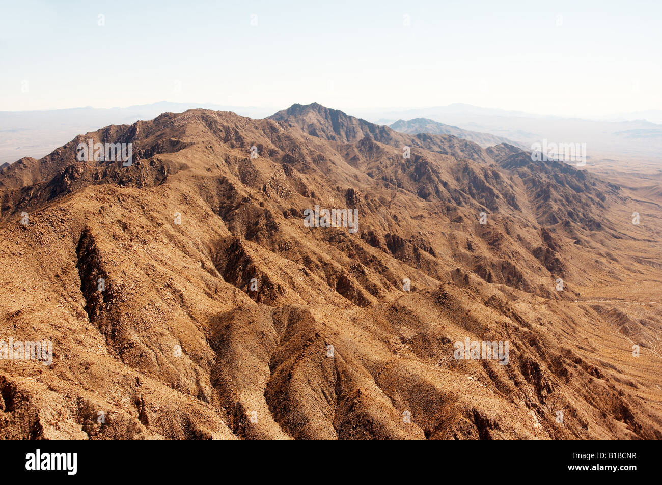 Dry desert mountains as seen from the air Stock Photo - Alamy