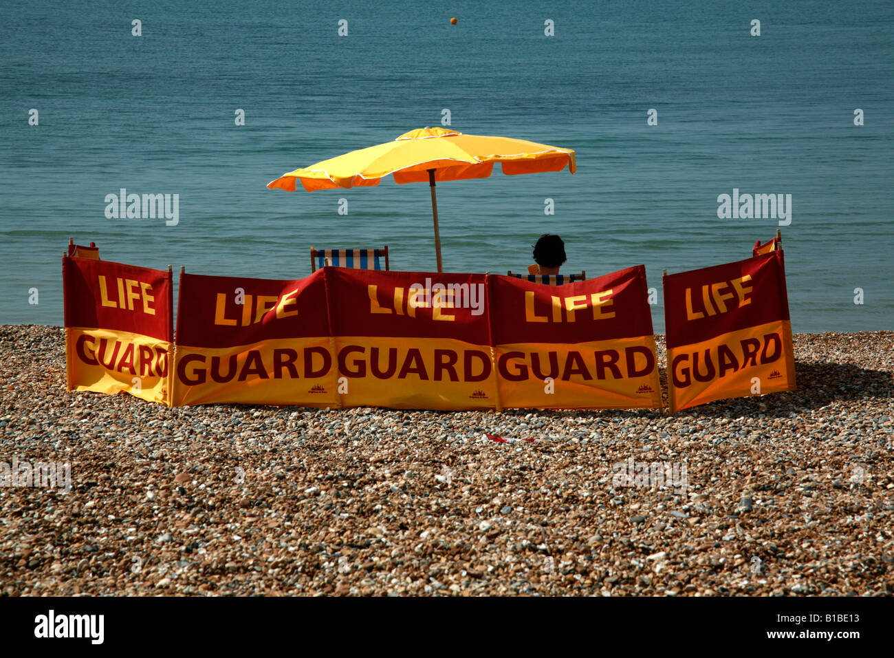 A lifeguard on station Stock Photo - Alamy