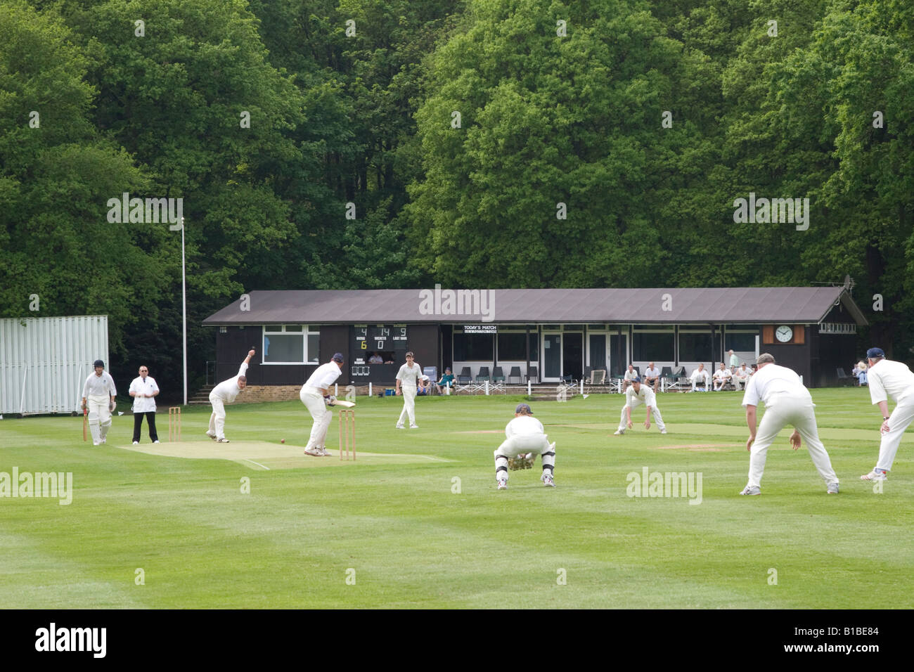 Cricket Team - Chipperfield Village - Hertfordshire Stock Photo - Alamy