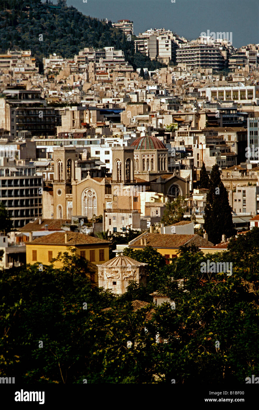 Architecture buildings structures homes houses along hill hillside ...