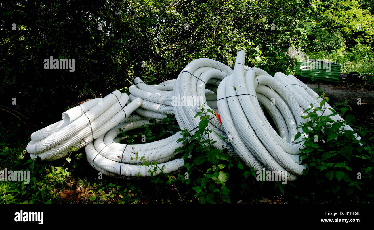 coiled plastic pipe Stock Photo - Alamy
