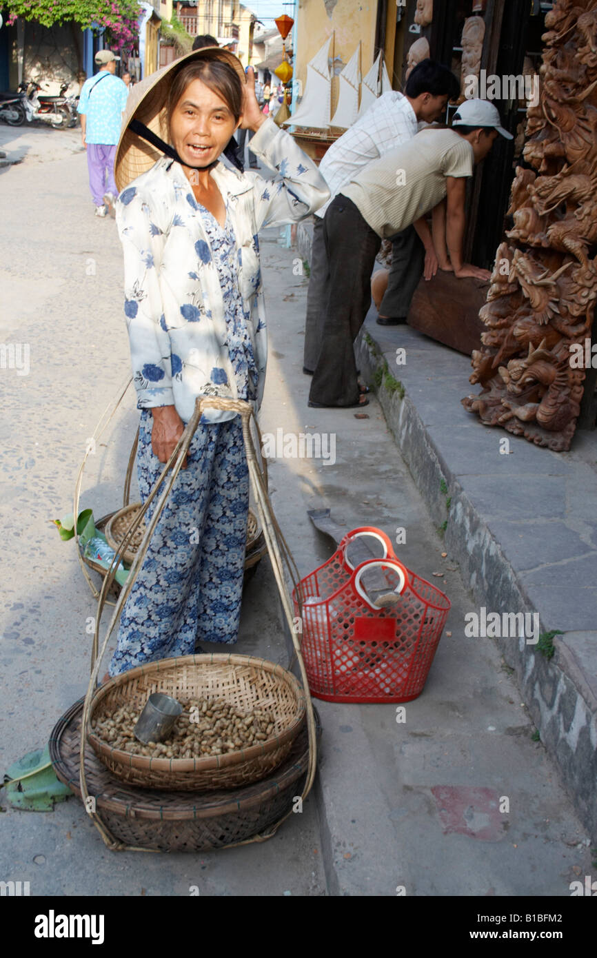 Mobile Street Hawker, Hoi An, Vietnam Stock Photo - Alamy