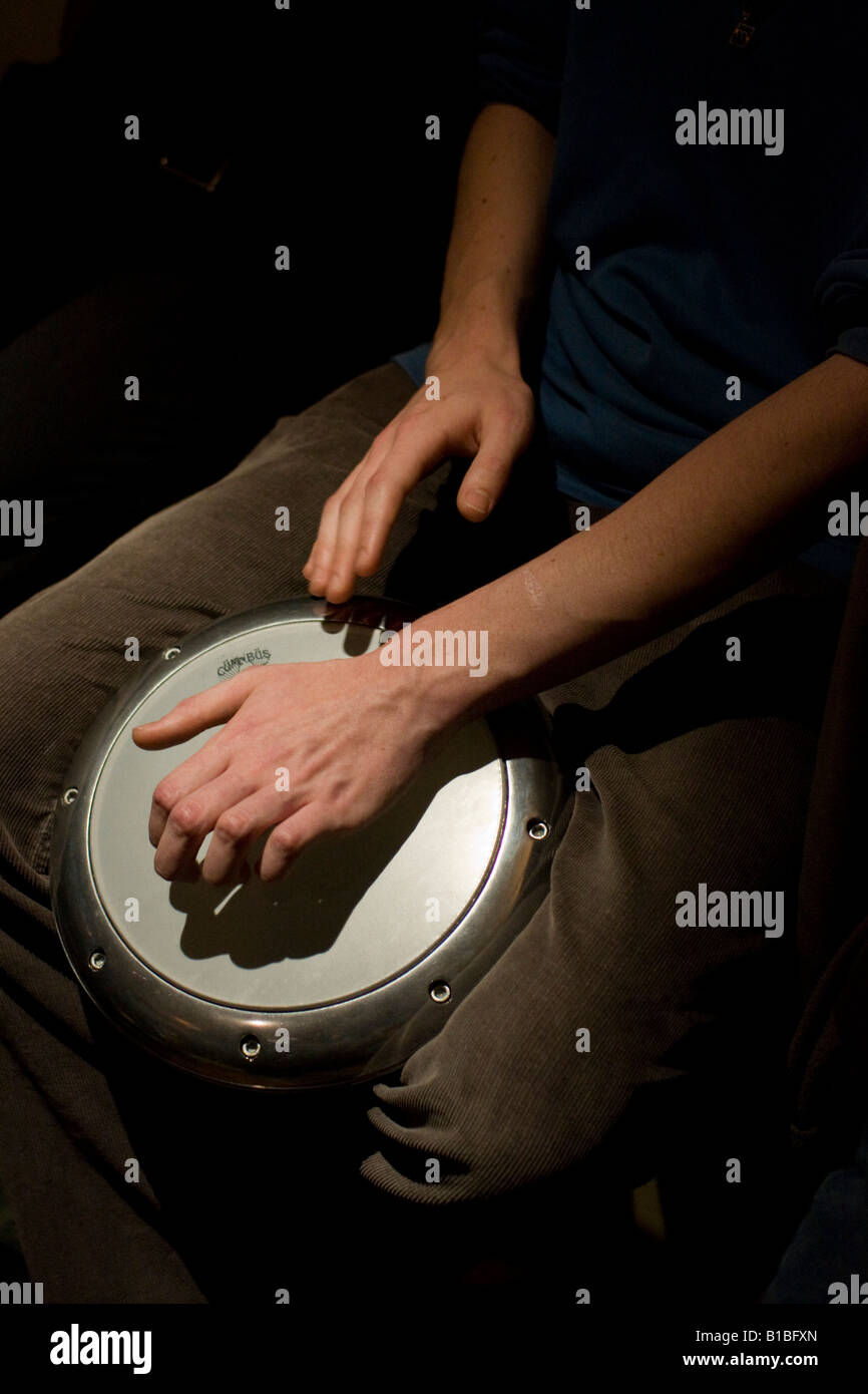 Beating drum hands hi-res stock photography and images - Alamy