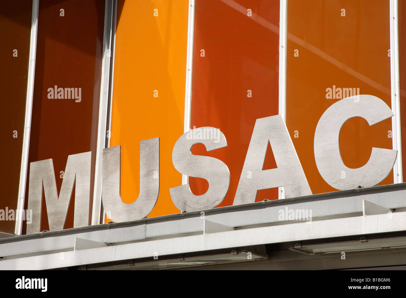 Contemporary Art Museum of Castile and Leon, MUSAC, Leon, Spain Stock ...