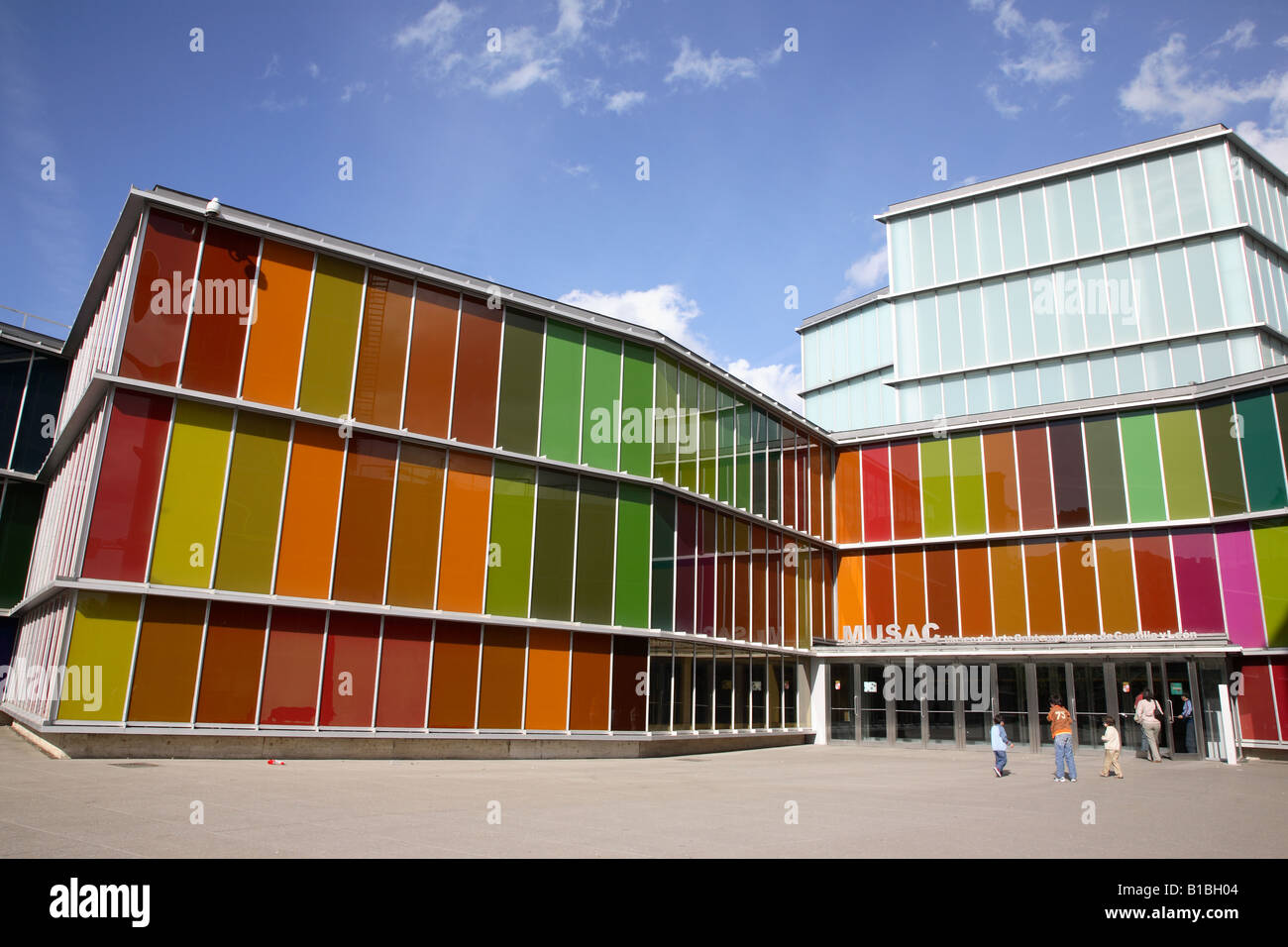 Contemporary Art Museum of Castile and Leon, MUSAC, Leon, Spain Stock ...