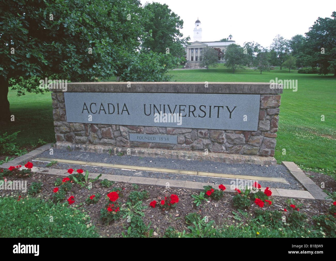 acadia university wolfville nova scotia Stock Photo - Alamy
