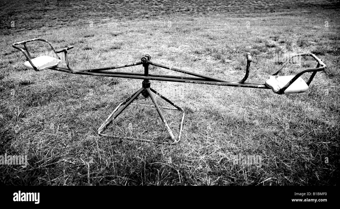 Seesaw Black and White Stock Photos & Images - Alamy