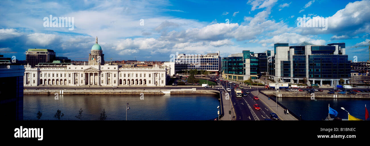 The Customs House & IFSC, Dublin, Ireland Stock Photo - Alamy