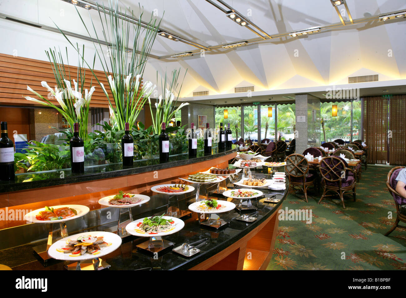 restaurant in hotel Stock Photo - Alamy