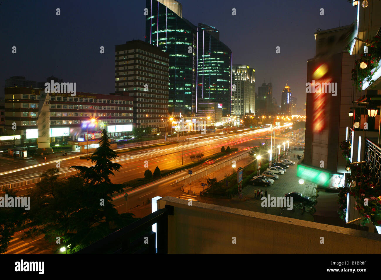 night of Beijing Stock Photo - Alamy
