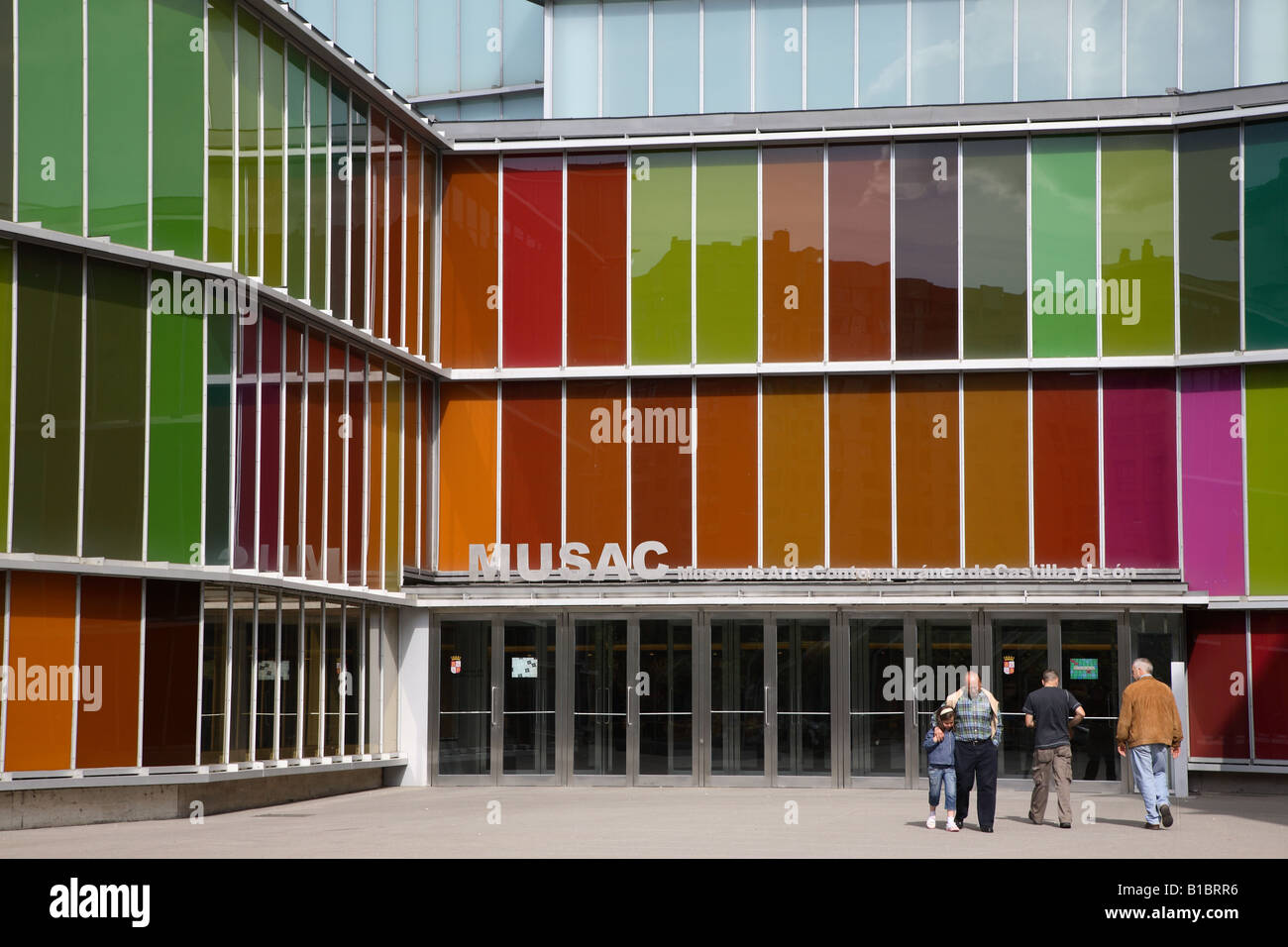 Contempoary Art Museum of Castile and Leon, MUSAC, Leon, Spain Stock ...