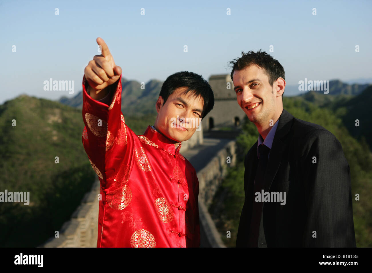 Chinese man traditional clothing silk hi-res stock photography and ...