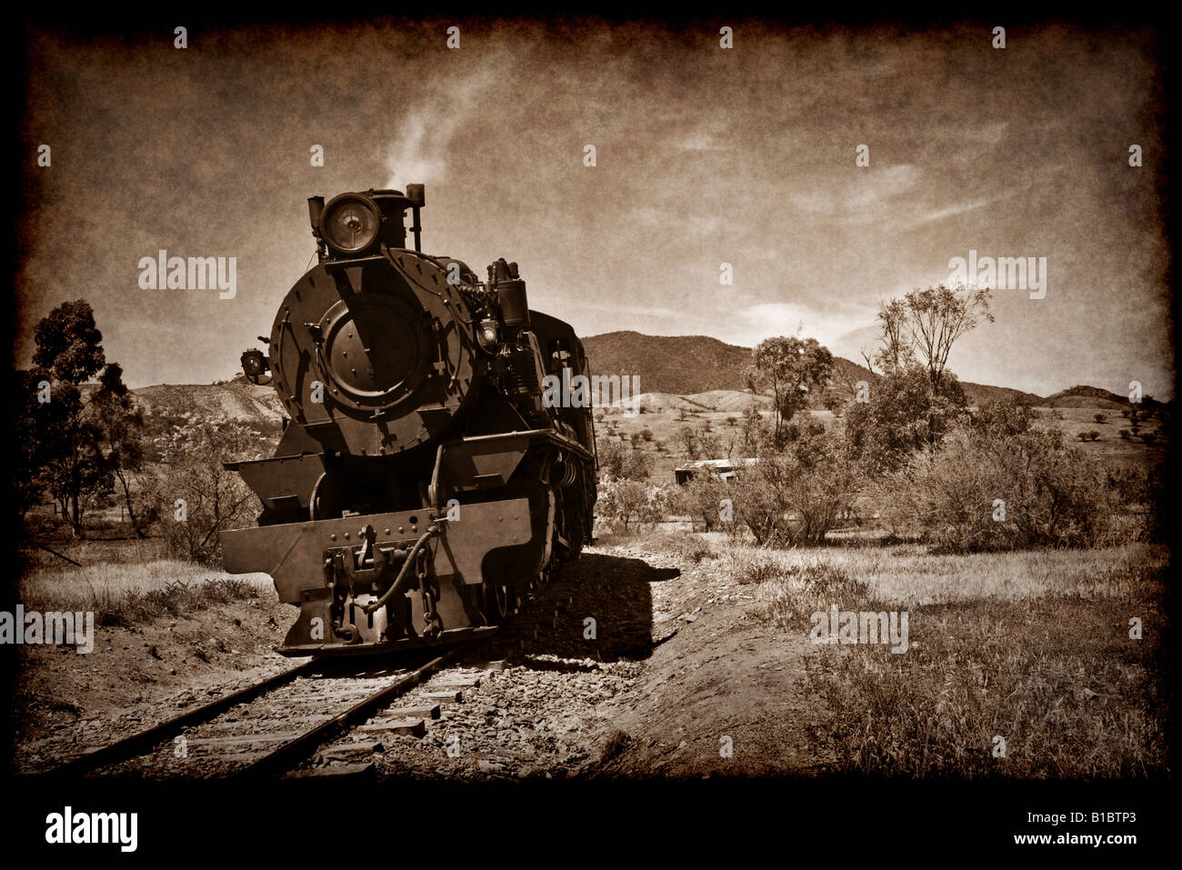 Brown steam locomotive hi-res stock photography and images - Alamy