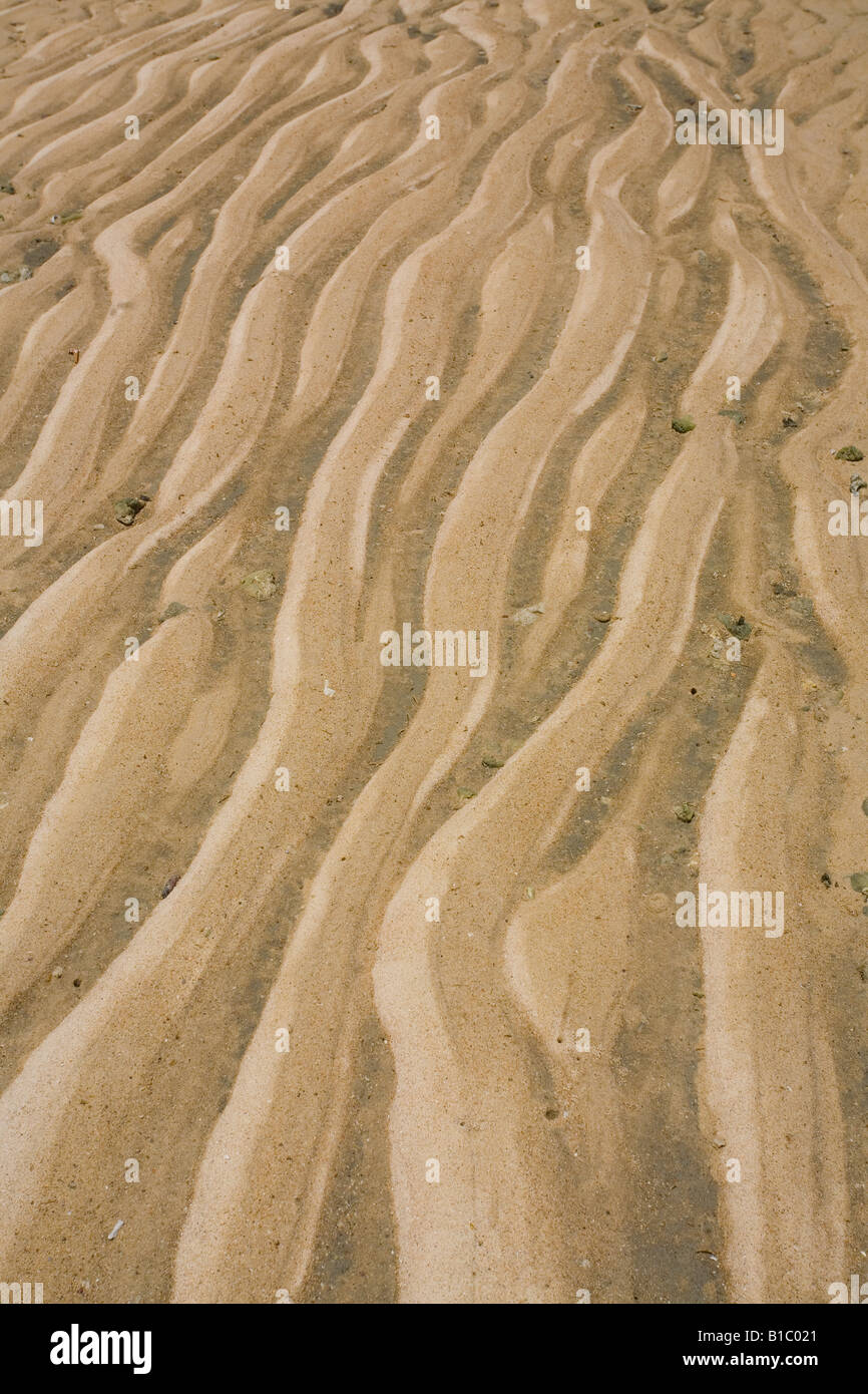 sand pattern on beach Stock Photo - Alamy