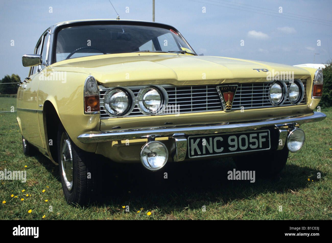 Rover 2000 TC Car At The Smallwood Vintage Rally Stock Photo - Alamy