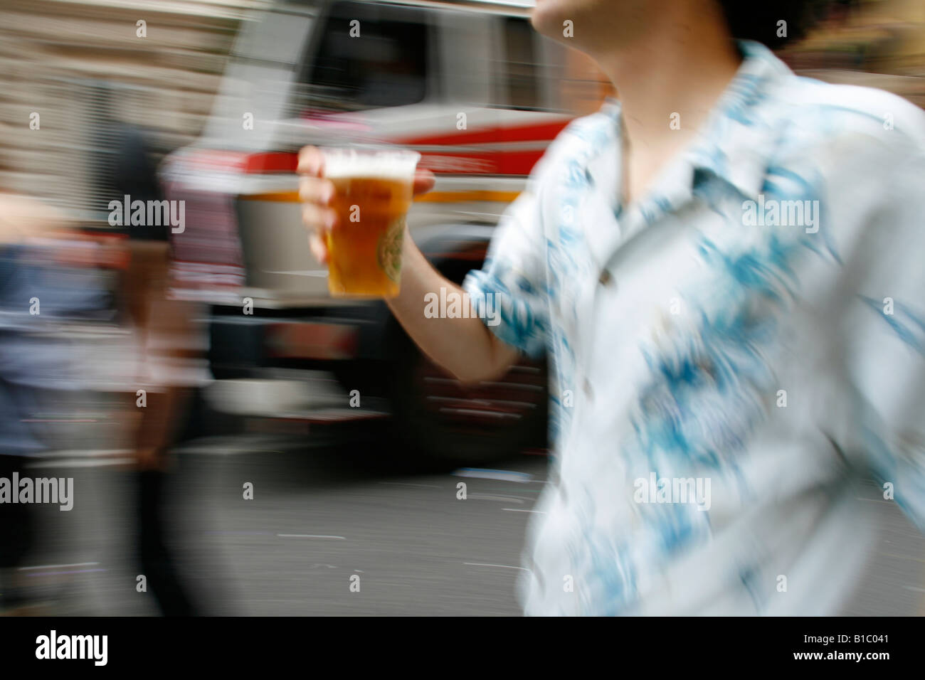 Young man drinking 2008 hi-res stock photography and images - Alamy