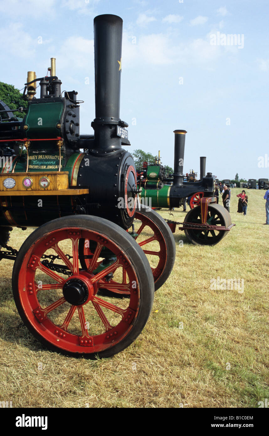 Vintage Steam Engines At The Smallwood Vintage Rally In Cheshire Stock ...