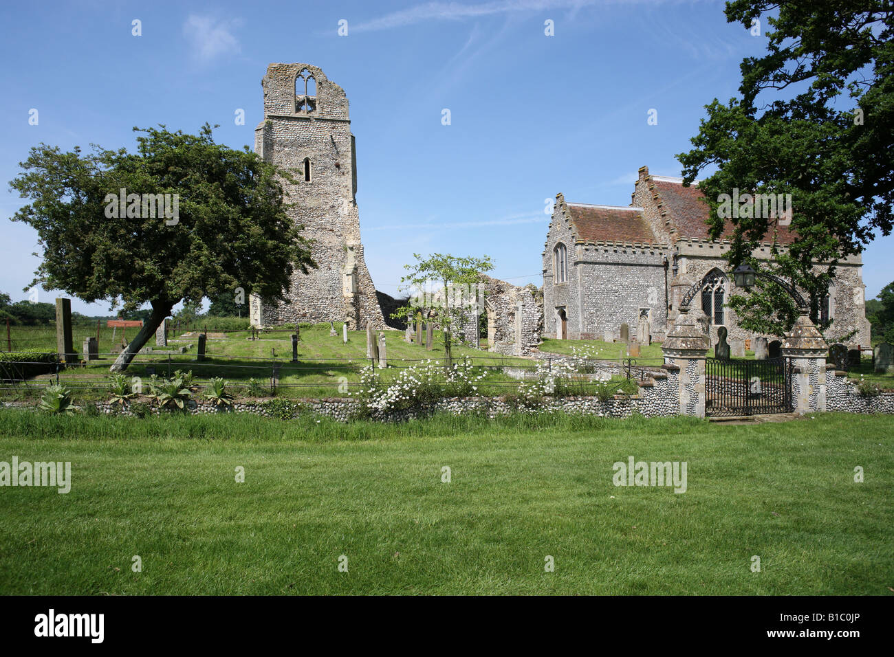 Church on private estate "North Norfolk" UK Stock Photo - Alamy