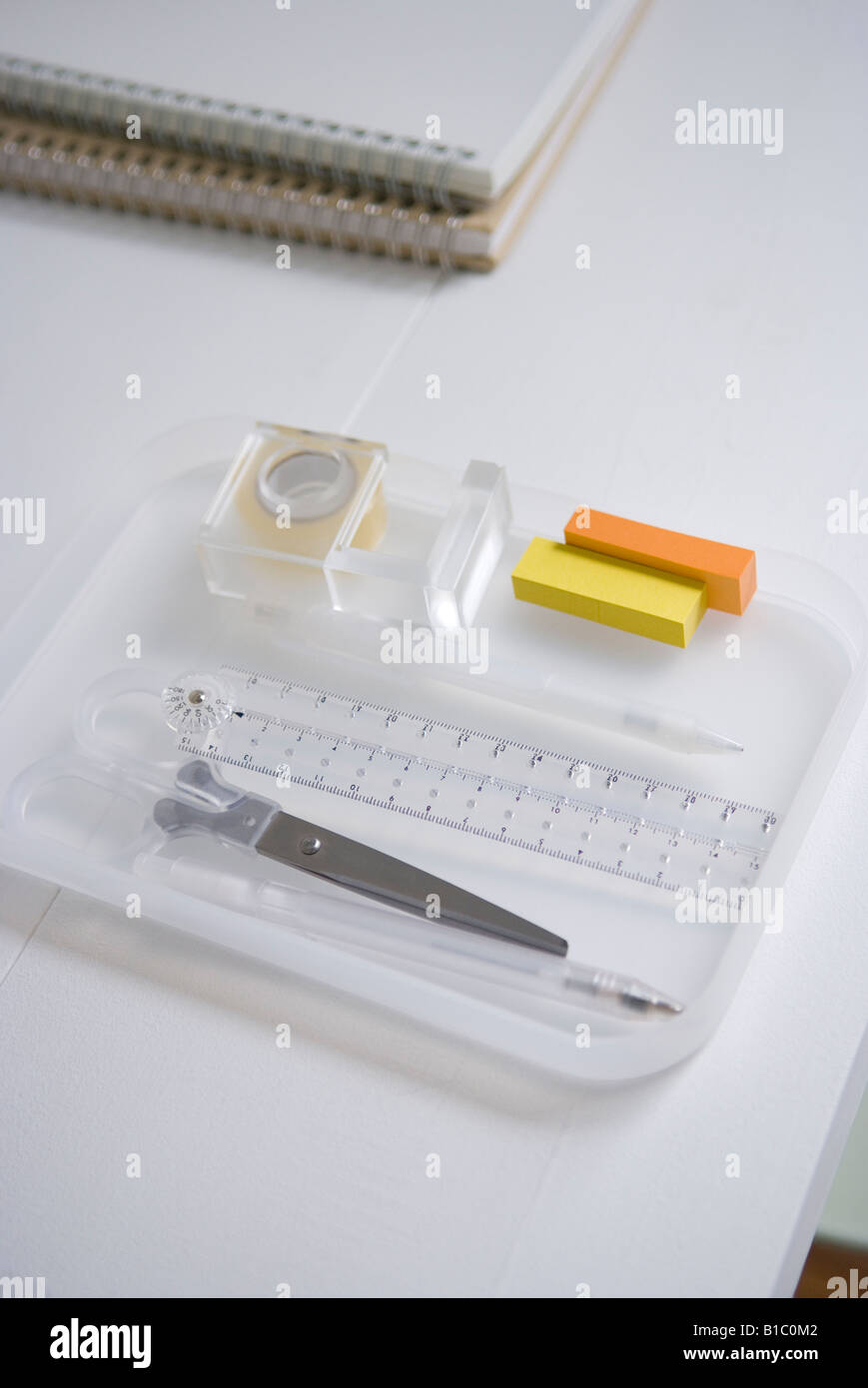 Stationery and notebooks Stock Photo - Alamy