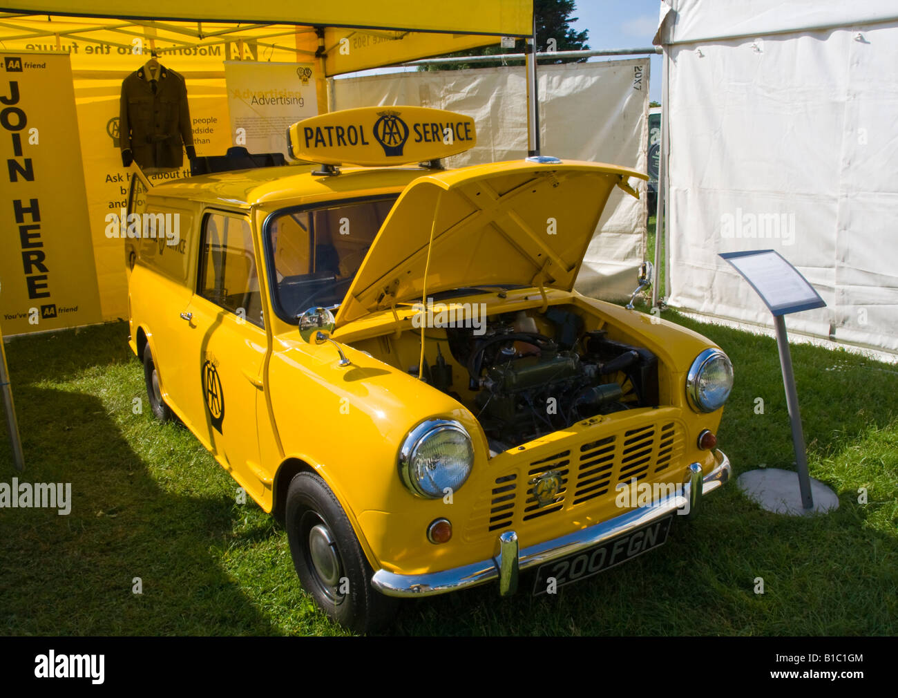 The AA stand at Royal Cornwall Show 2008 Stock Photo - Alamy