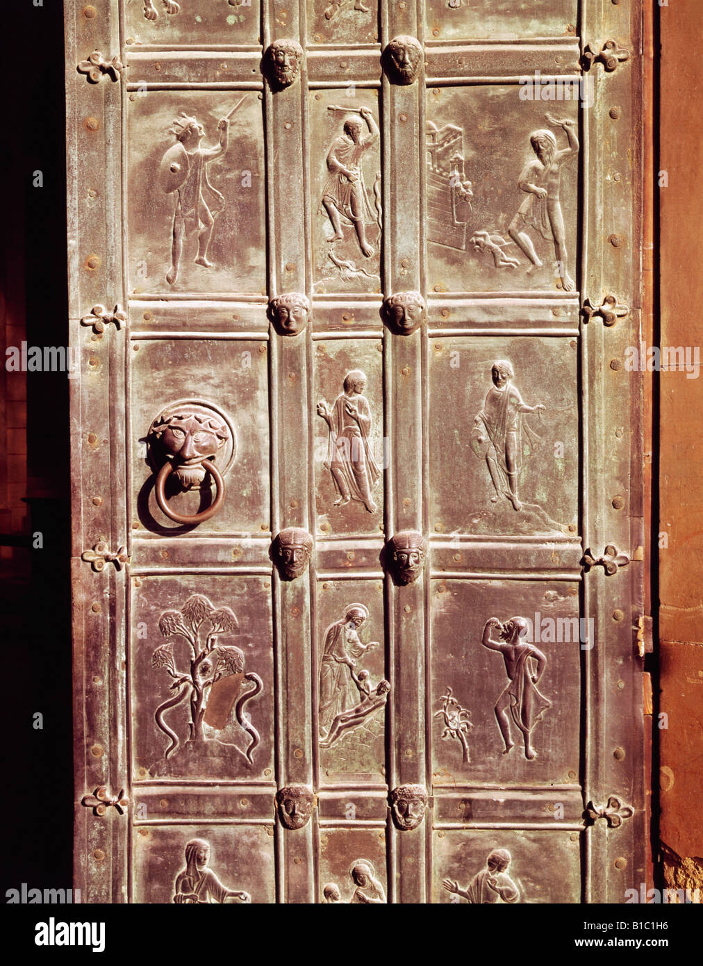 fine arts, middle ages, romanesque, craft / handcraft, scenes from the ...