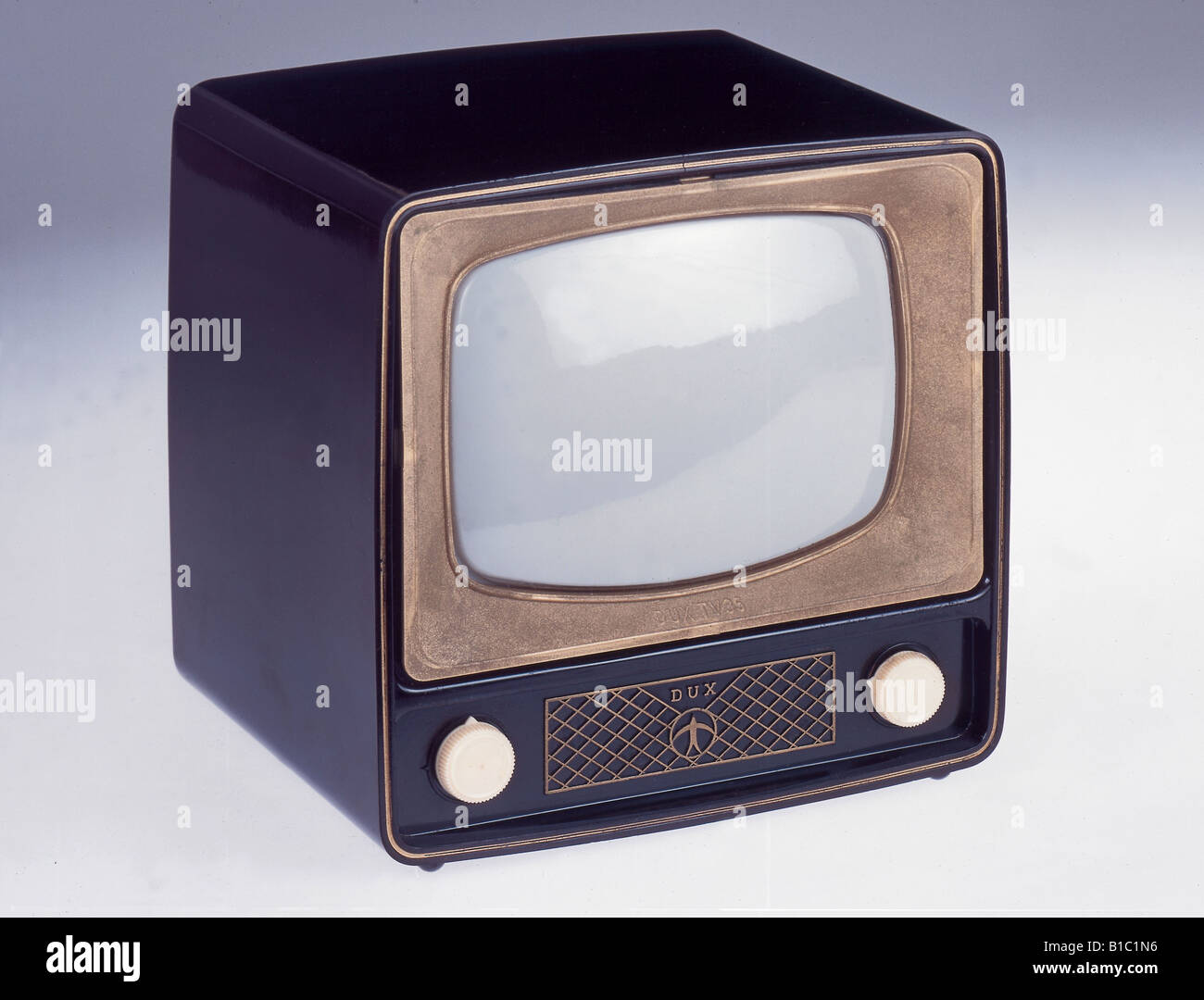 toy, miniature TV set, typ Dux, Germany, circa 1959 Stock Photo - Alamy