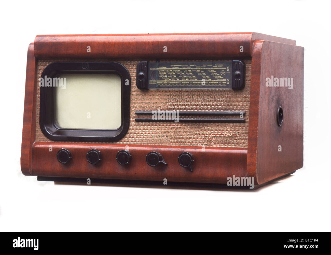 Broadcast television tv set models Cut Out Stock Images & Pictures - Alamy